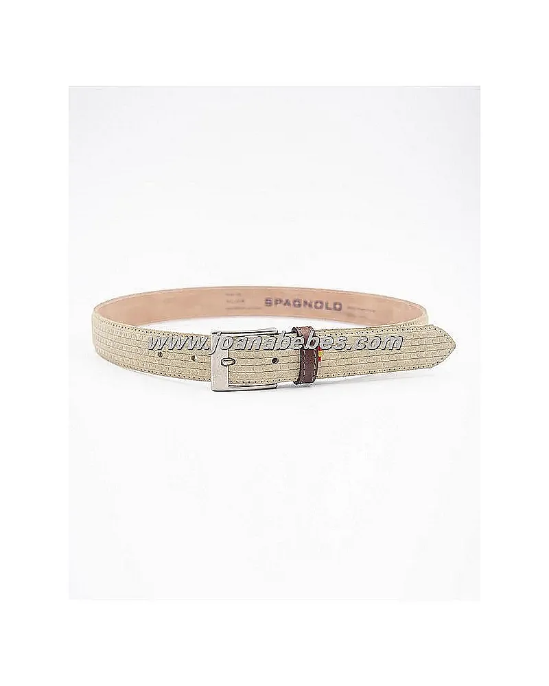 SPAGNOLO CINTURÓN SERRAJE BEIGE 16,95